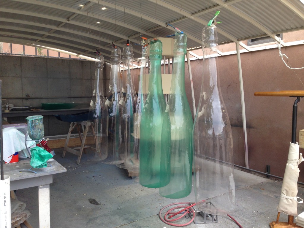 Giant Champagne Bottles Prop Agenda